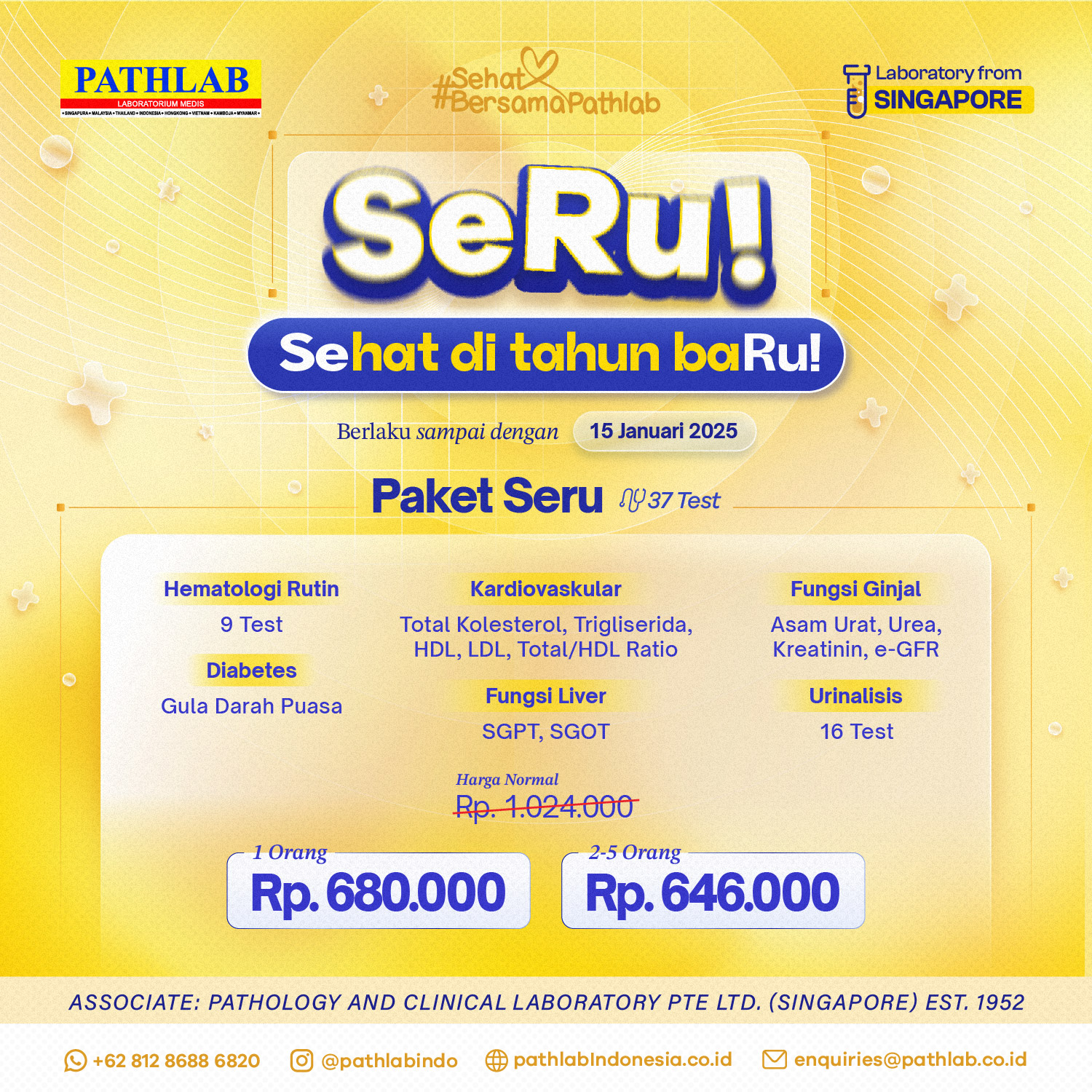 Promo Sehat | Pathlab Indonesia