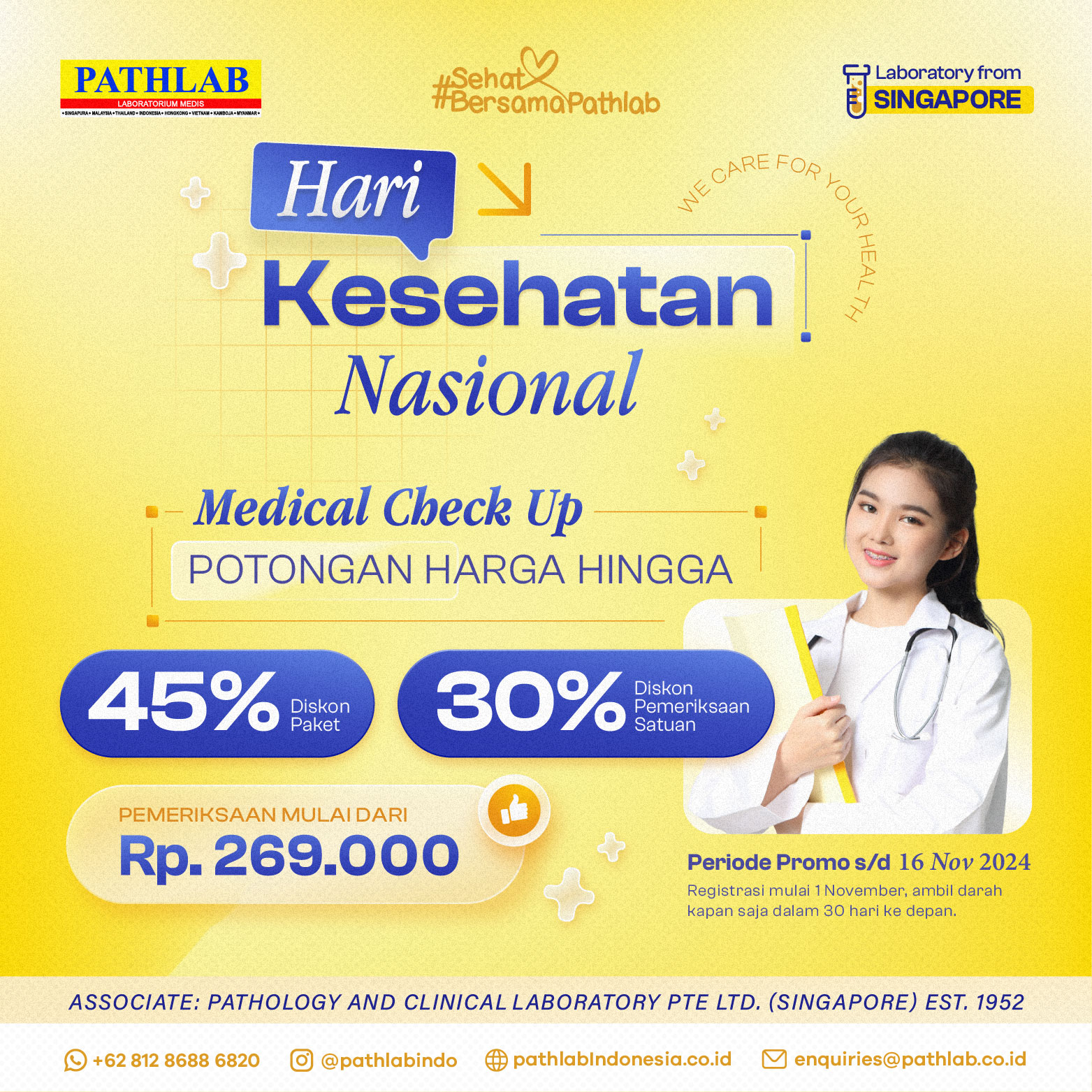 Pathlab Indonesia | #SehatBersamaPathlab