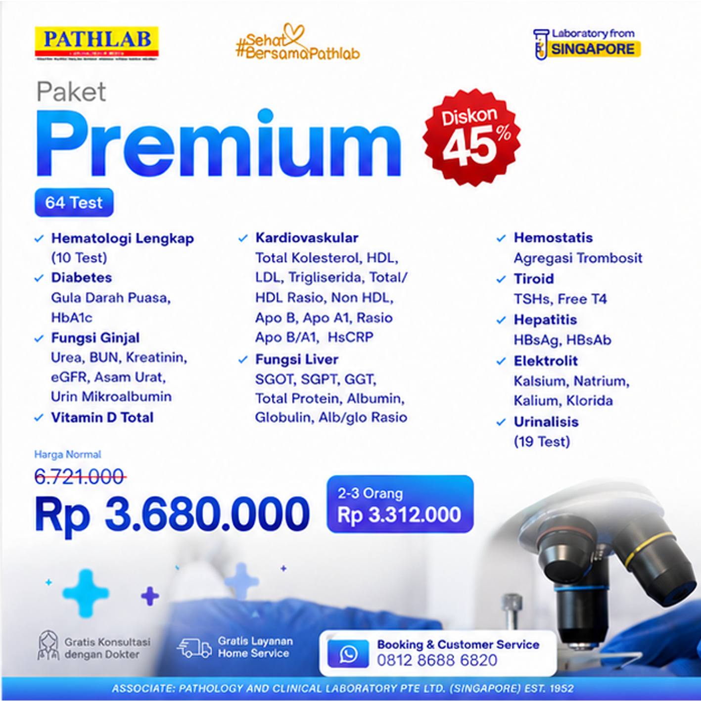 Pemeriksaan Paket | Pathlab Indonesia